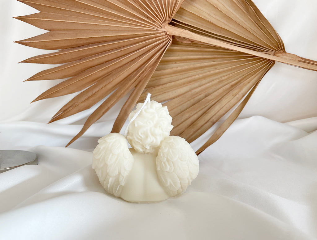 Undyed Angel Candle – LA AROMA CANDLE CO.